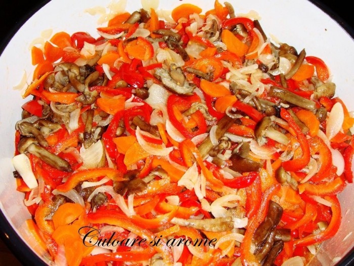 Salata de toamna (opintici, gogosari, ceapa, morcovi) - Culoare si Arome