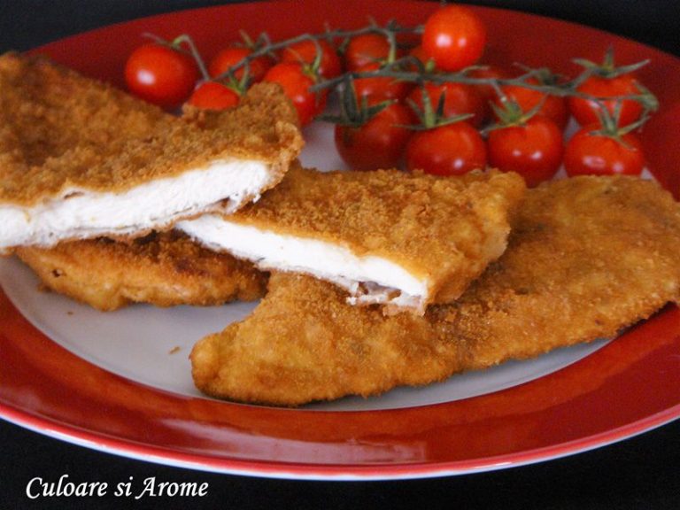 Snitel de pui pane - Culoare si Arome